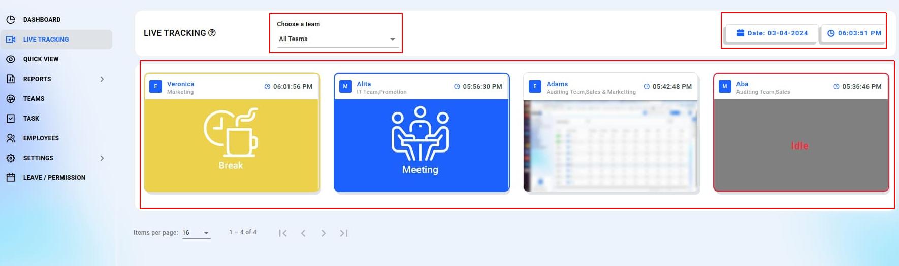 Live Tracking | FocusRO Documentation