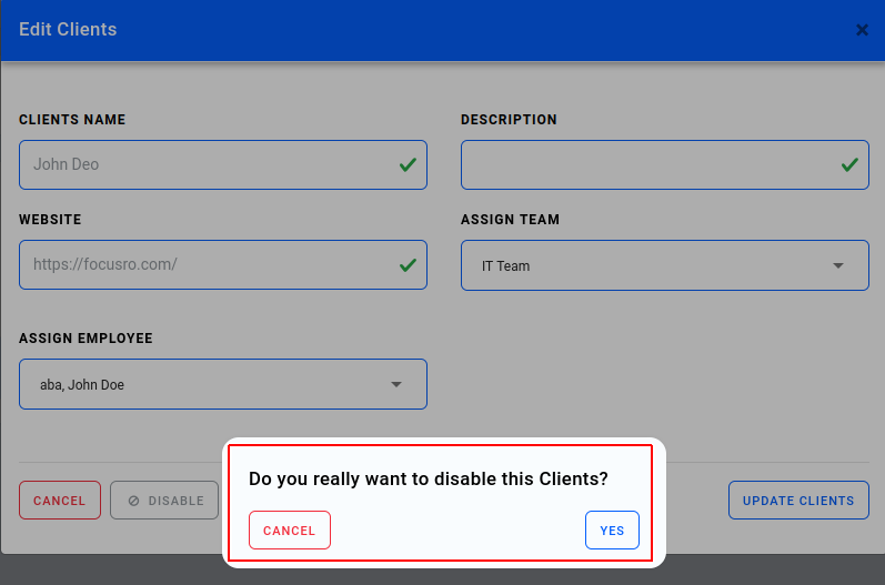 Tasks Management | FocusRO Documentation